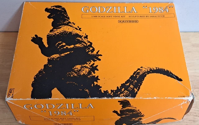 KAIYODO GODZILLA 1984 Very Rare 1/400 Scale Soft Vinyl Model Kit $180. ...