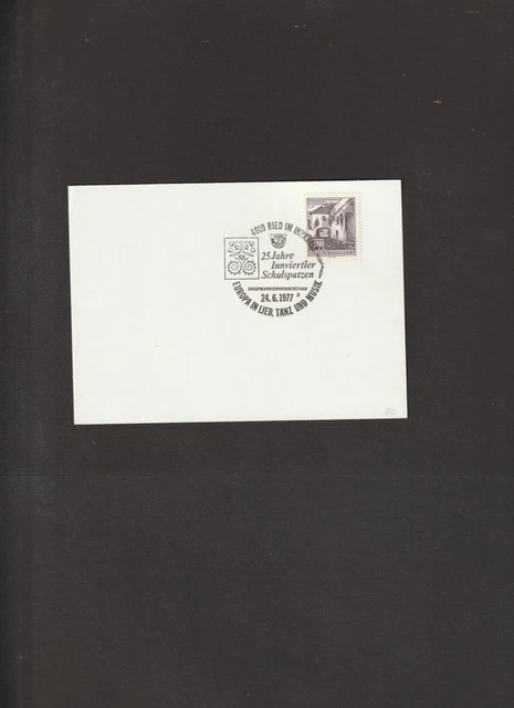 ÖSTERREICH-BELEG MIT SONDERSTEMPEL " 25 Jahre Innviertler Schulspatzen ...