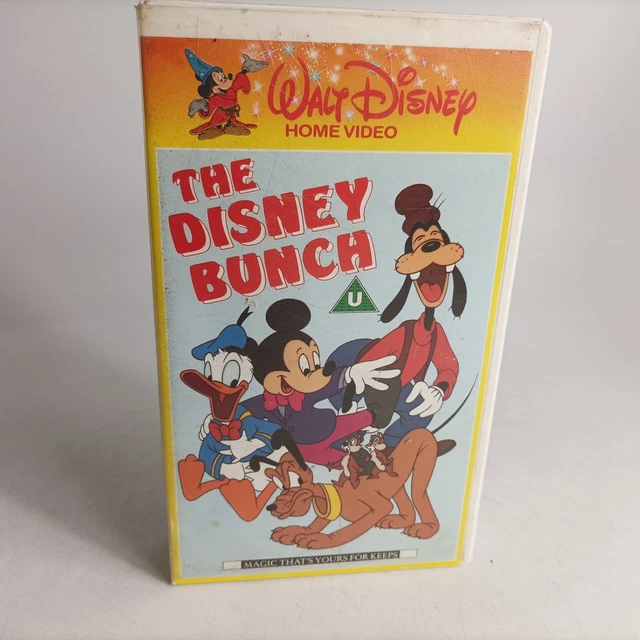 THE DISNEY BUNCH (1986) Post-Cert VHS Video [G+] Walt Disney Home Video ...