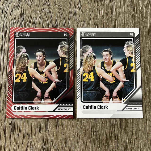 2024 PANINI CAITLIN Clark Collection Target Red Foil and Base Donruss ...