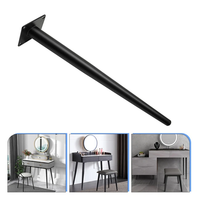 MOBILI GAMBE ARMADIO Retro Moderno Tavolo Acciaio Inox Rotondo EUR 14 ...