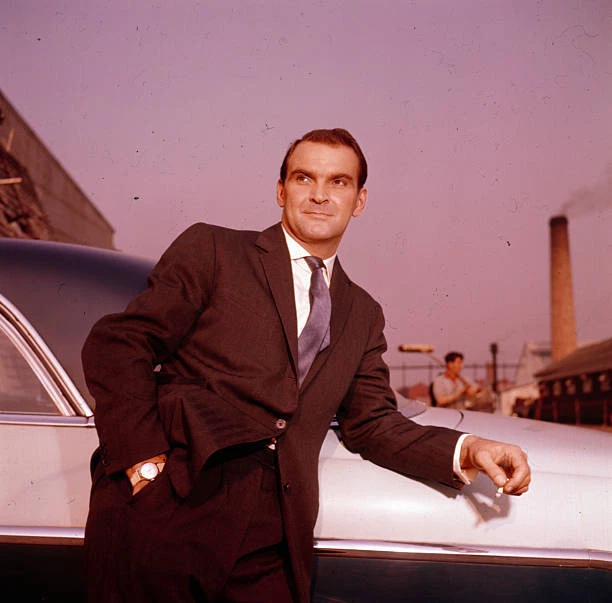 WELSH ACTOR STANLEY Baker Posed Wearing A Suit And Smoking A C 1960s ...