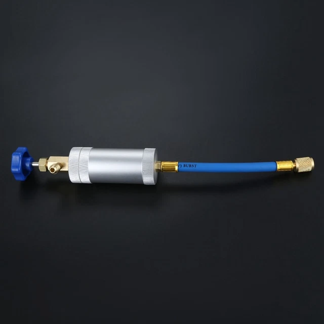 1/4& SAE R12 AC Oil dye Injector 2oz A/C Air Conditioning Injection ...