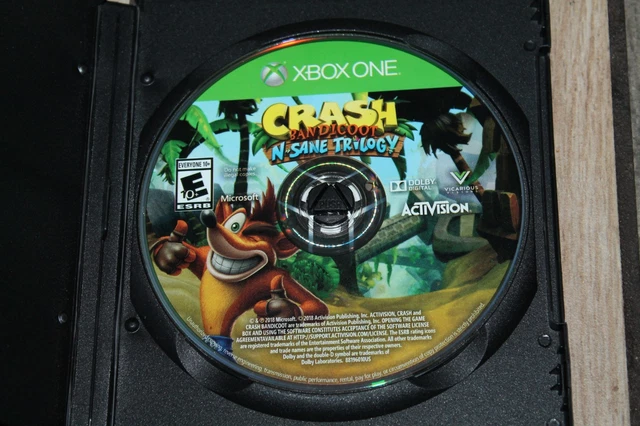 CRASH BANDICOOT N. Sane Trilogy - Microsoft Xbox One PAS DE DISQUE ...