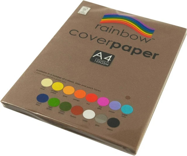 A4 COVER PAPER 100 Sheets, Brown $21.21 - PicClick AU