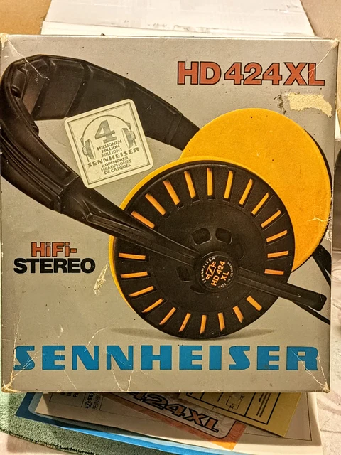 SENNHEISER HD 424 XL Vintage Audiophile 600 Ohm Headphones, Near Mint ...