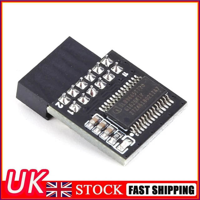 TRUSTED PLATFORM MODULE 12Pin Motherboard Card TPM 2.0mm 2-6P for ...
