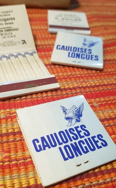 POCHETTE D'ALLUMETTES COMPLÈTE, intacte, Gauloises longues, années 1970 ...