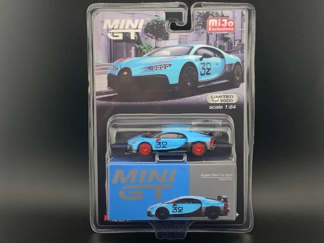 MINI GT BUGATTI Chiron Pur Sport “Grand Prix” MGT00487 1/64 CHASE EUR ...