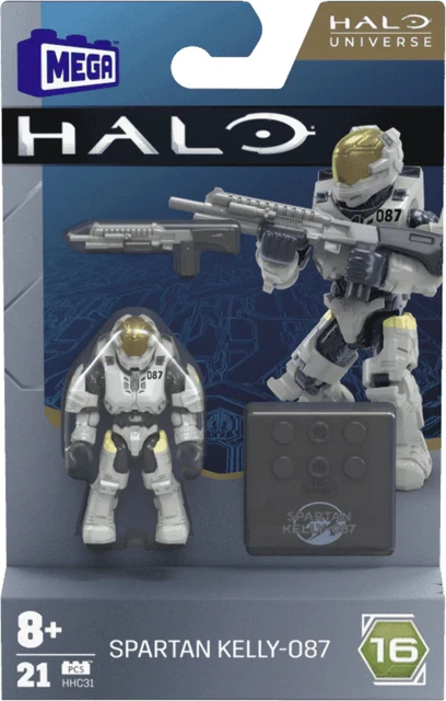 SPARTAN KELLY-087 (SERIES 16) - Mega Construx HALO Heroes Figure Pack £ ...