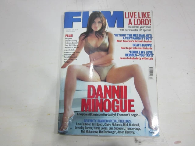 DECEMBER 1999, FHM, Danni Minogue, Enrique Iglesias, Mick Hucknall, Ali ...