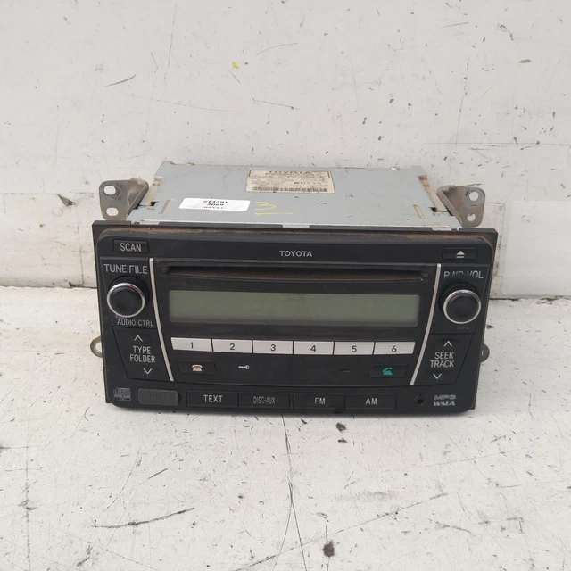 TOYOTA HILUX STEREO/HEAD Unit Single Disc Cd Player (P/N On Face 22815 ...