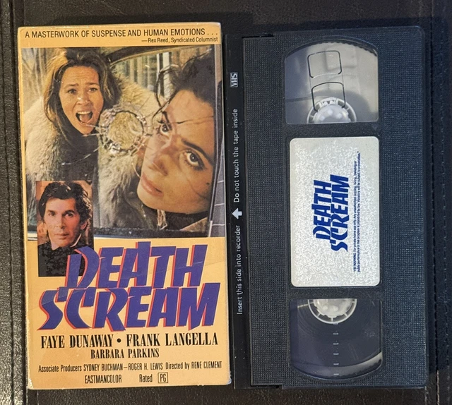 DEATH SCREAM - aka Deadly Trap VHS Frank Langella, Faye Dunaway ...