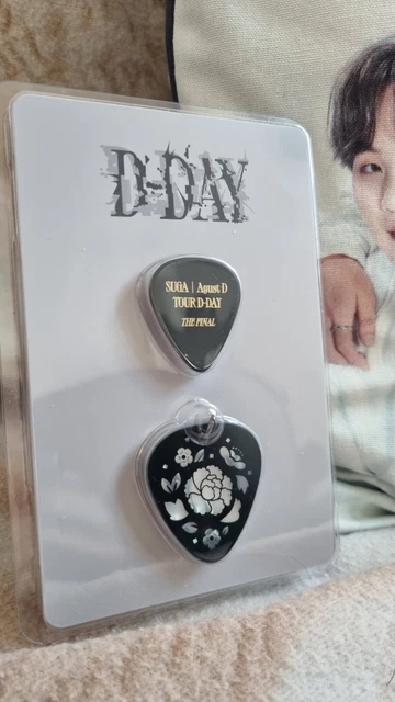 BTS SUGA / Agust D TOUR "D-DAY" Official Merch - Guitar Pick THE FINAL ...