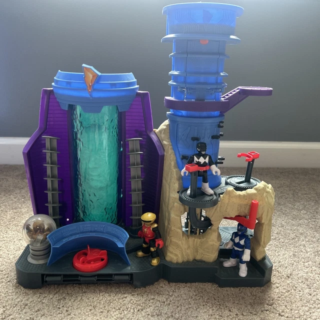 FISHER PRICE IMAGINEXT Power Rangers Command Center headquarters W 3 ...