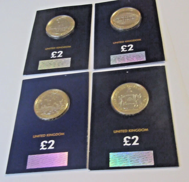 UK £2'S GREAT Fire London-150th Ann FA Cup-Flying Scotsman- Smallpox ...