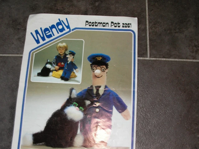 POSTMAN PAT AND Cat Knitting Pattern £0.99 - PicClick UK