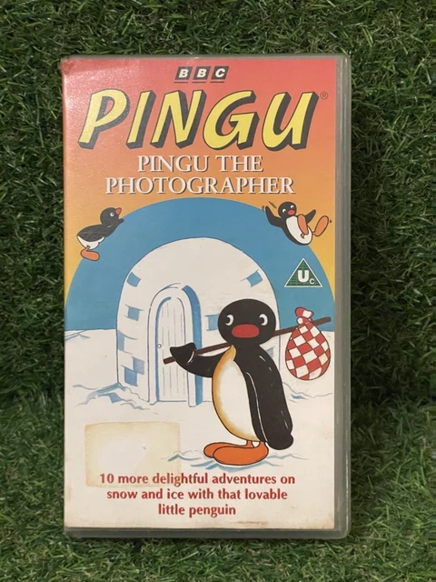PINGU THE PHOTOGRAPHER VHS VIDEO 10 Adventures BBC PAL KIDS CHILDREN ...