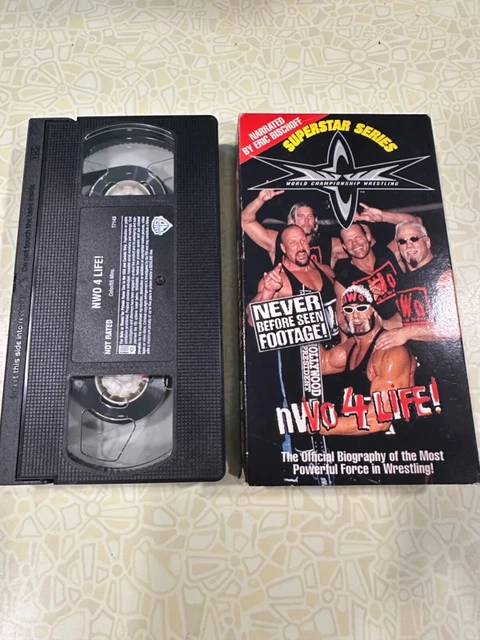 WWE WWF NWA wrestling vhs tape WCW NWO 4 Life ! £7.75 - PicClick UK