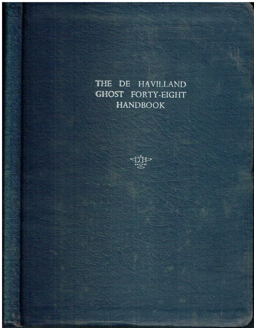 DE HAVILLAND GHOST 48 Mk1 JET AERO ENGINE ORIG '54 MAINTENANCE ...