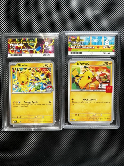 POKÉMON PIKACHU WORLD Championships 2025 Ace 9 & Pikachu JPN McDonald’s ...