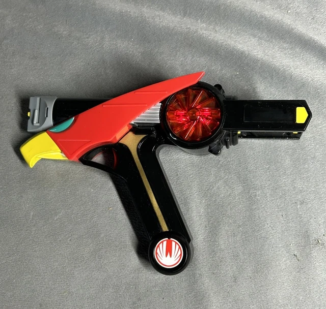 POWER RANGERS NINJA Storm Striker Red Hawk Blaster Cosplay Bandai 2002 ...