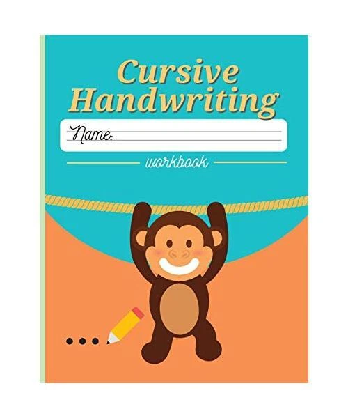 CURSIVE HANDWRITING WORKBOOK: Cursive Writing Practice Book for Kids ...