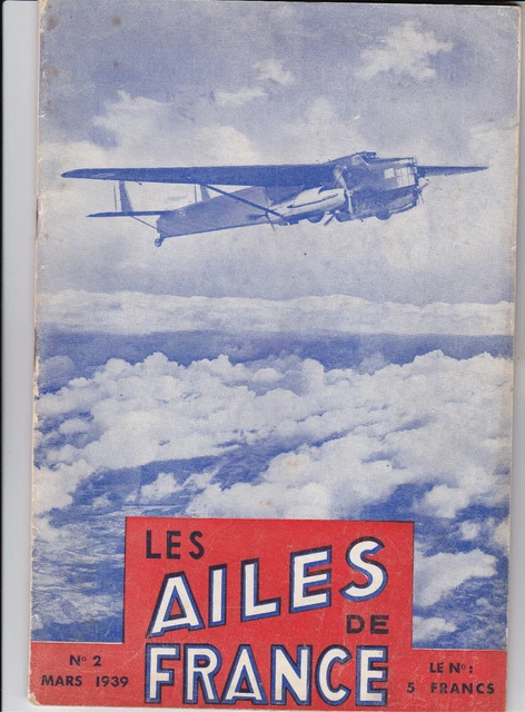 LES AILES DE France, revue 1939 N°2 EUR 18,00 - PicClick FR