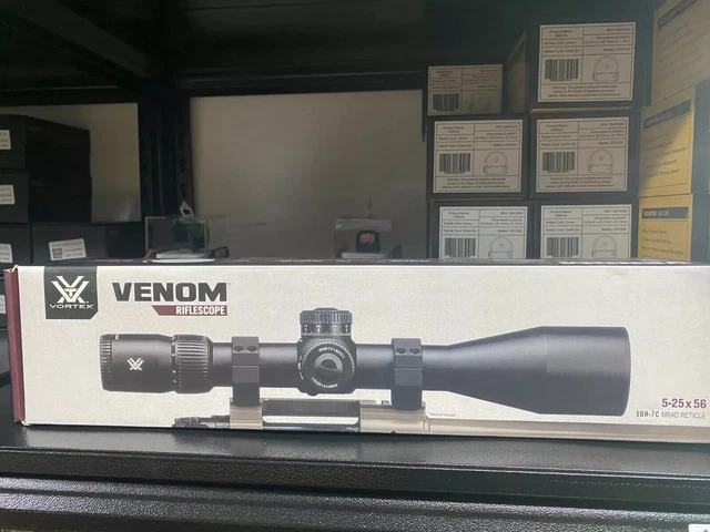 VORTEX VENOM 5-25X56 First Focal Plane EBR-7C MOA Riflescope VEN-52501 ...