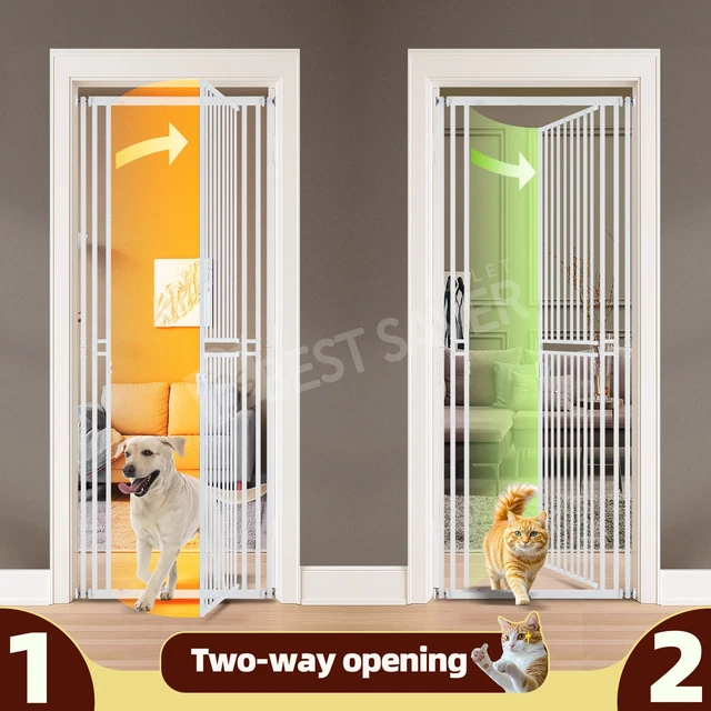 200CM TALL PET Dog Safety Gate Cat Fence Enclosure Barrier Guard ...