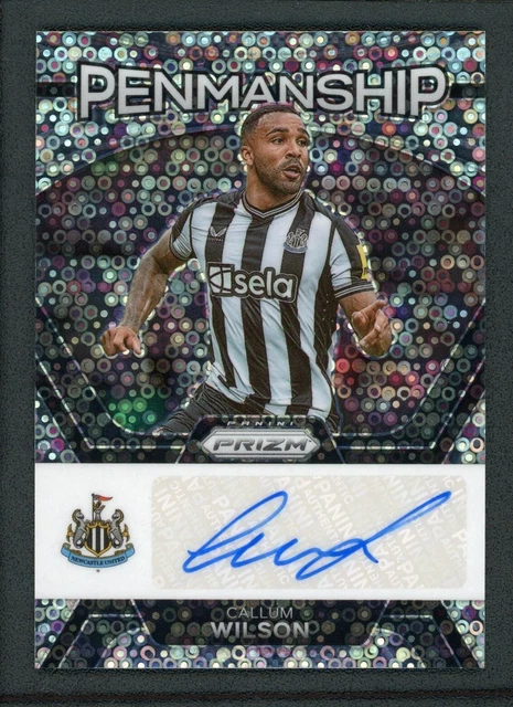 2023-24 CALLUM WILSON Auto Panini Prizm Premier League Penmanship ...