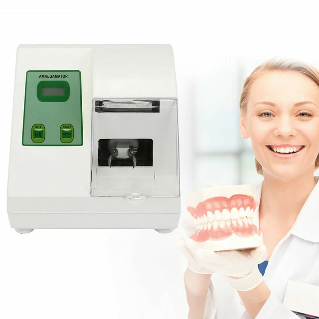 DENTAL DIGITAL AMALGAMATOR Machine Amalgam Capsule Mixing Stirrer w ...