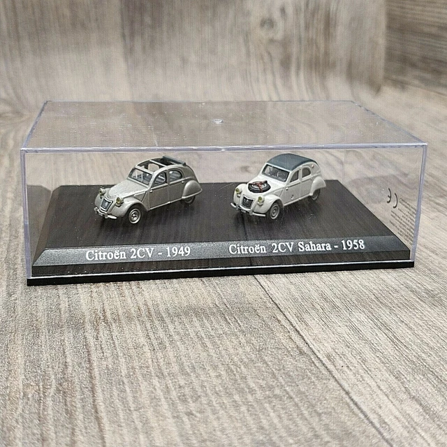 COFFRET DUO UH Pour Atlas Citroen 2Cv 1949+2Cv Sahara 1958 1:87 En ...