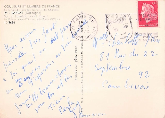 24 SARLAT LA Caneda Son Et Lumiere Sarlat La Nuit EUR 5,90 - PicClick FR