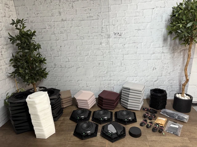 BANG & OLUFSEN B&O Beosound Shape - 4 x Speakers - 1 x Amplifier - 24 ...