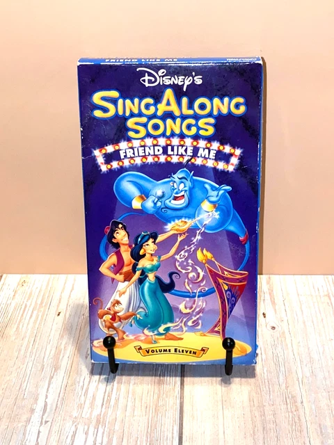 DISNEY'S SING ALONG Songs "Friend Like Me" Volume 11 VHS by Walt Disney ...