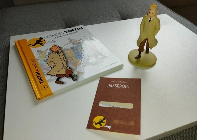 FIGURINE TINTIN COLLECTION OFFICIELLE N° 1 : TINTIN en trench-coat EUR ...