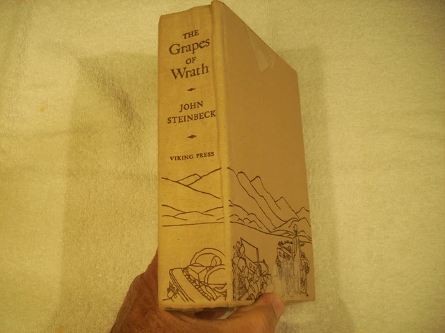 THE GRAPES OF Wrath John Steinbeck 1968 14th Printing AC 145F £6.59 ...