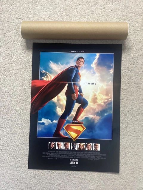 SUPERMAN IT BEGINS official 2025 A3 Odeon movie cinema Poster £6.95 ...