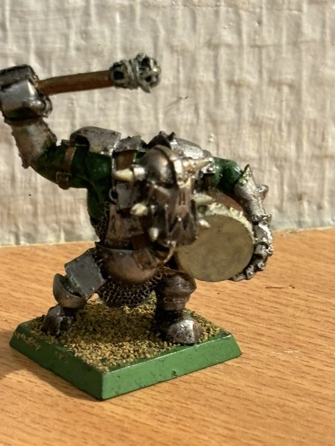 WARHAMMER FANTASY ORCS & Goblins Black Orc Command Musician Metal ...