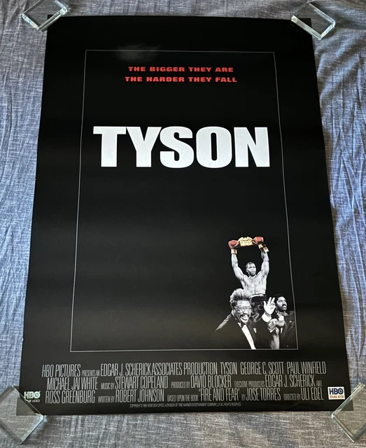 MIKE TYSON - Tyson HBO Boxing Movie Original Promotional Poster - 39x27 ...