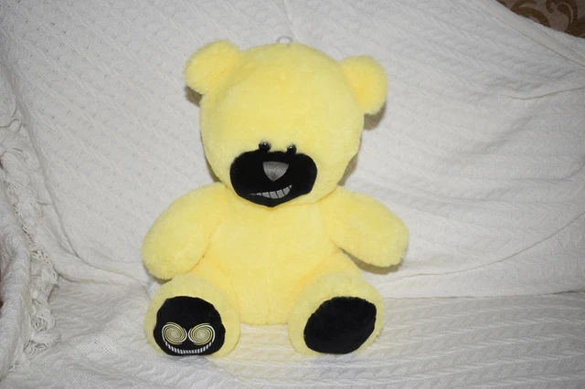 ALTON TOWERS THE Smiler Yellow Teddy Bear Plush Soft Toy RARE £15.99 ...
