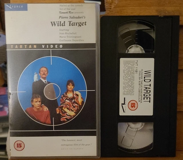 PIERRE SALVADORI'S WILD Target Jean Rochefort French Vhs Video Tape Tartan Video £9.99 - PicClick UK