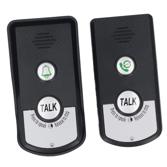 SISTEMA CITOFONO WIRELESS campanello porta citofono a doppia via 3,7 V ...