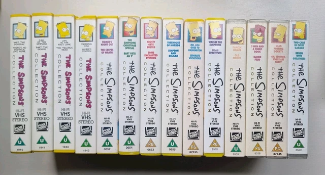 THE SIMPSONS COLLECTION - RARE! All 14 Original VHS Videos £156.71 ...