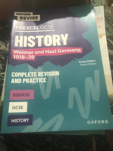 OXFORD REVISE: EDEXCEL GCSE History: Weimar and Nazi Germany, 1918-39 ...