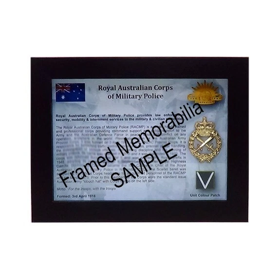 ROYAL AUSTRALIAN CORPS of Military Police (RACMP) EUR 54,56 - PicClick FR