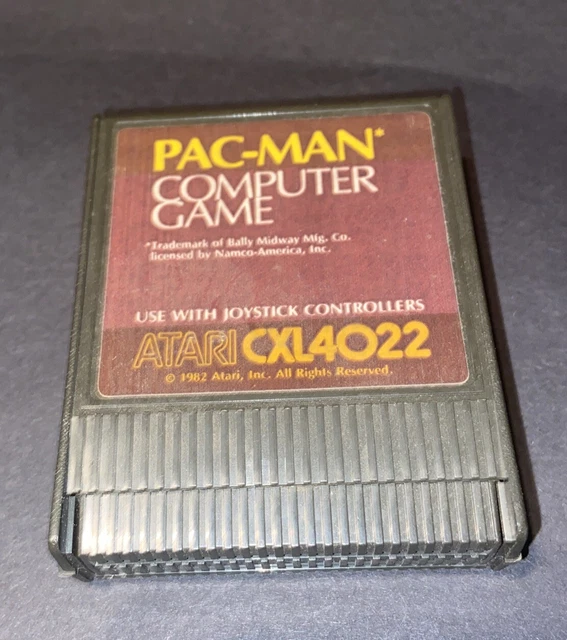 PAC-MAN ATARI 400/800/XL/XE 1982 Cartridge Only Tested $15.98 - PicClick