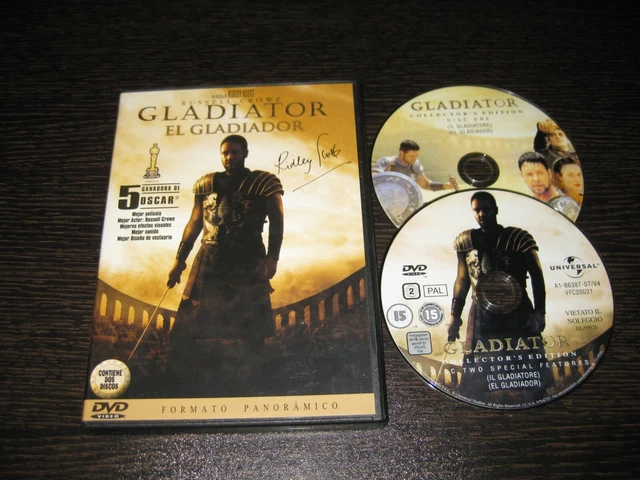 GLADIATOR DVD RUSSELL Crowe Joaquin Phoenix Connie Nielsen Reed Oliver ...