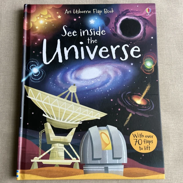 SEE INSIDE THE Universe (Usborne Lift Flap Board Book) Children Picture ...